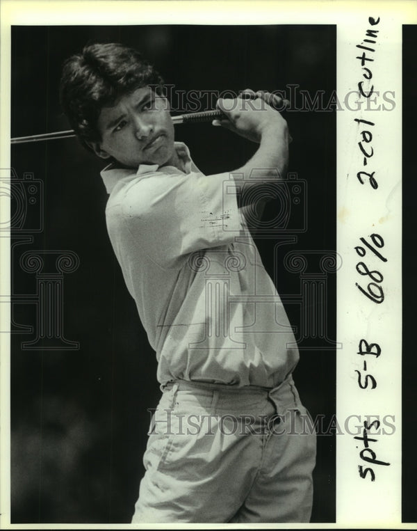 1988 Golfer Frank Cano at City Junior Golf Championship - sas08889 ...