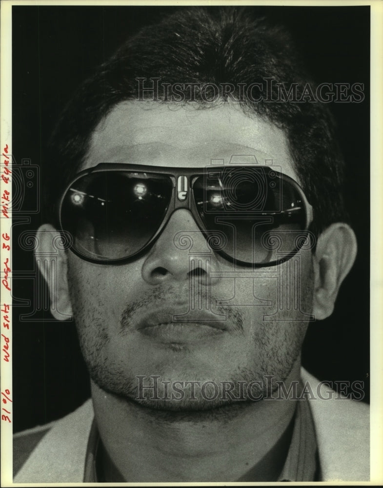 1986 Boxer Mike Ayala at Press Conference for Zaragoza Fight - Historic ...
