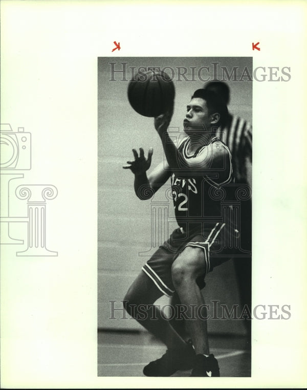 1993 Press Photo Adrian Jordan, Madison High School Basketball Player ...