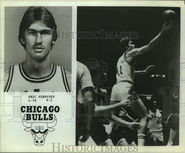 Press Photo Eric Fernsten, Chicago Bulls Basketball Player at Game - s ...