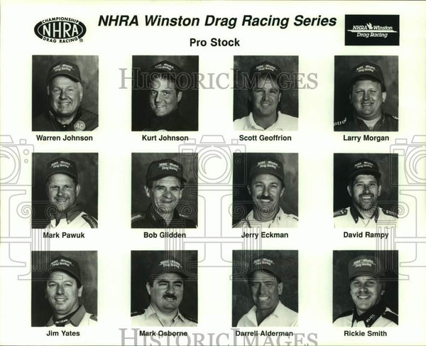 Press Photo NHRA drag racing pro stock driver mug shots - sas13973 ...