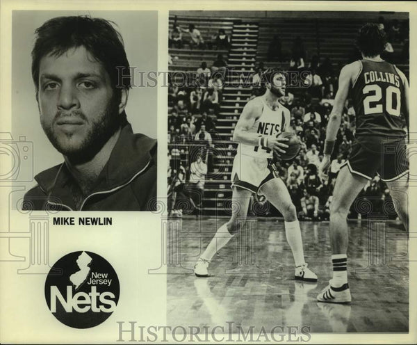 Press Photo New Jersey Nets basketball player Mike Newlin - sas14247 ...