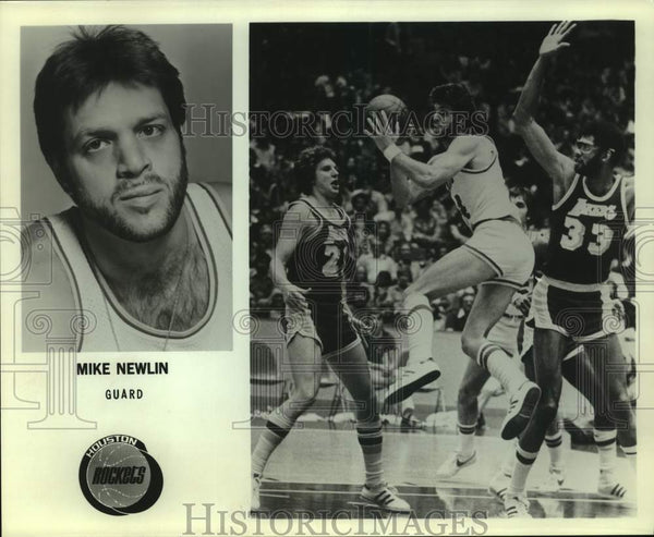 Press Photo Houston Rockets basketball player Mike Newlin - sas14249 ...
