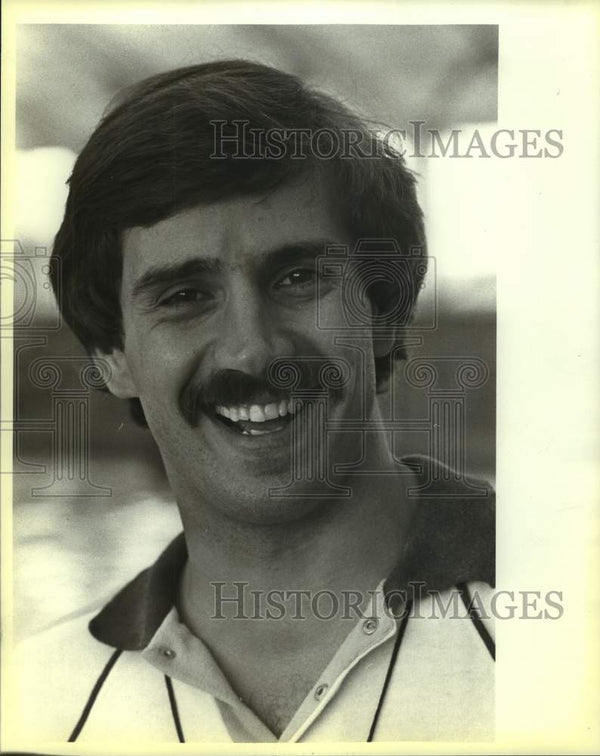 1983 Press Photo Marshall High water polo coach Tom Topolski - sas1576 ...
