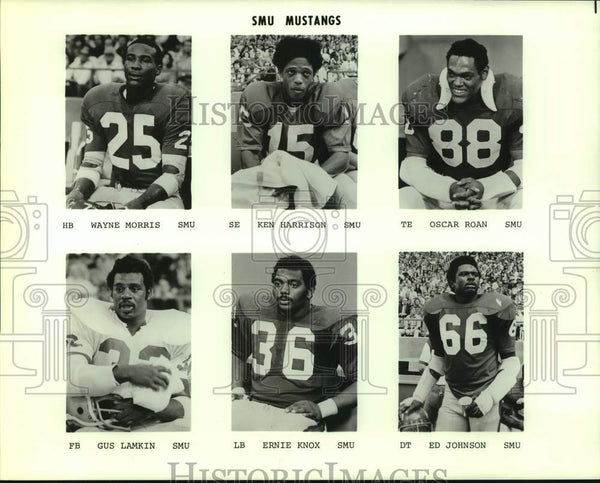 Press Photo Southern Methodist college football mug shots - sas15847 ...
