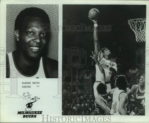 Press Photo Milwaukee Bucks basketball center Elmore Smith - sas15924 ...