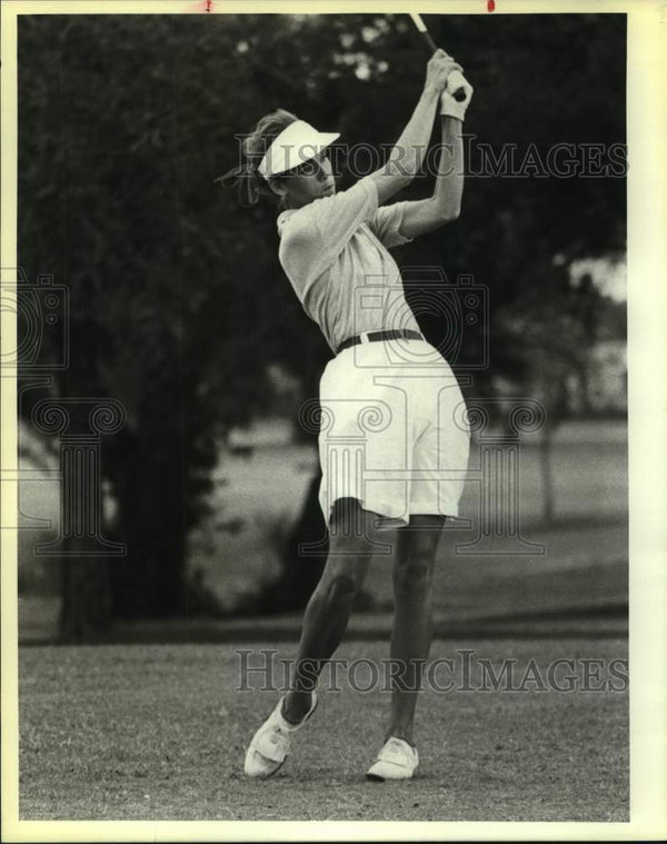 1984 Press Photo Golfer Jane Snider - sas16029 - Historic Images