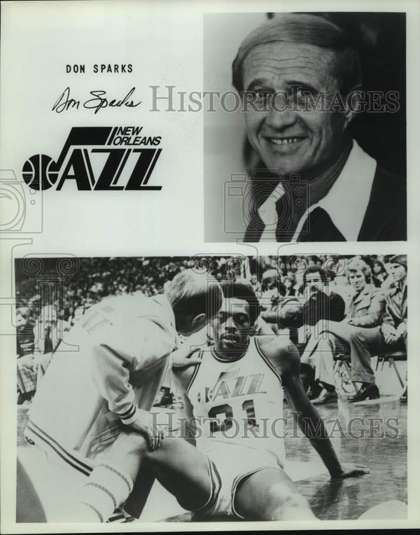 Press Photo New Orleans Jazz basketball trainer Don Sparks - sas16134 ...
