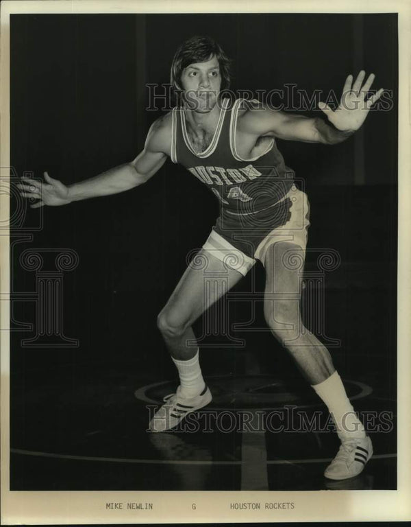 Press Photo Houston Rockets basketball player Mike Newlin - sas17012 ...