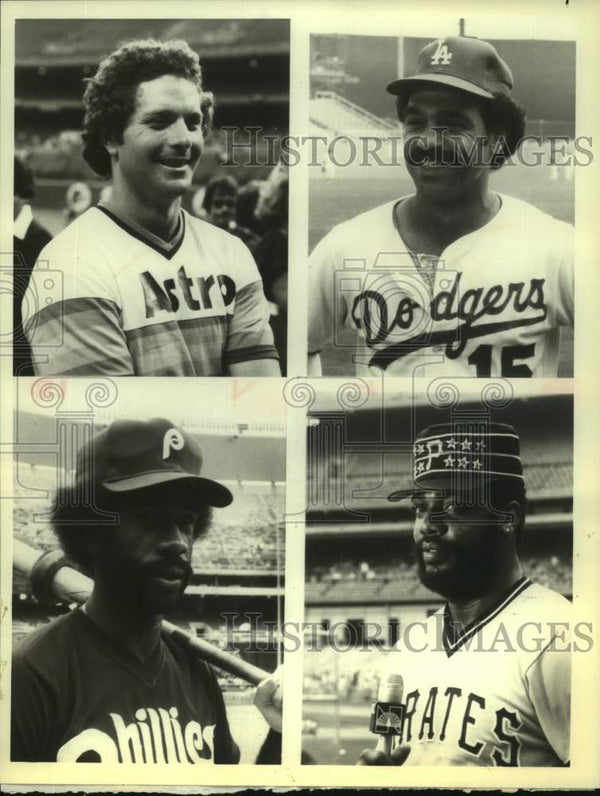Press Photo Four Major League Baeball players to appear on NBC broadca ...
