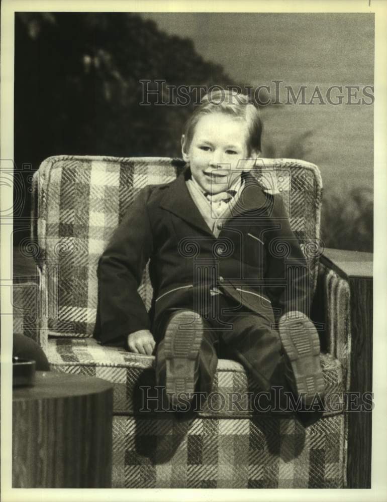 1979 Press Photo Pool player Aaron Rudnicki, age 5, on "Real People ...