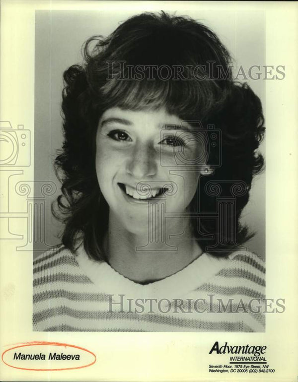 Press Photo WTA Tour tennis player Manuela Maleeva of Bulgaria - sas17 ...