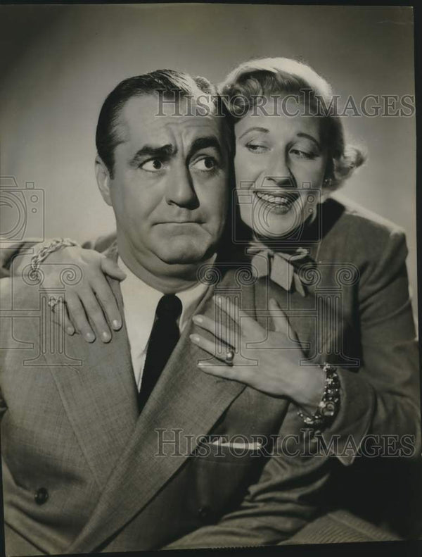 Actors Jim Backus and Joan Davis in Scene - Historic Images