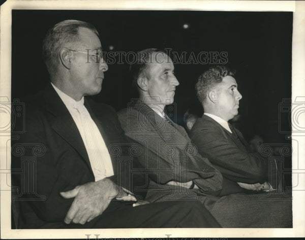 1938 Press Photo George Reeder, Joseph Lippo & Edward Corkery in Court ...