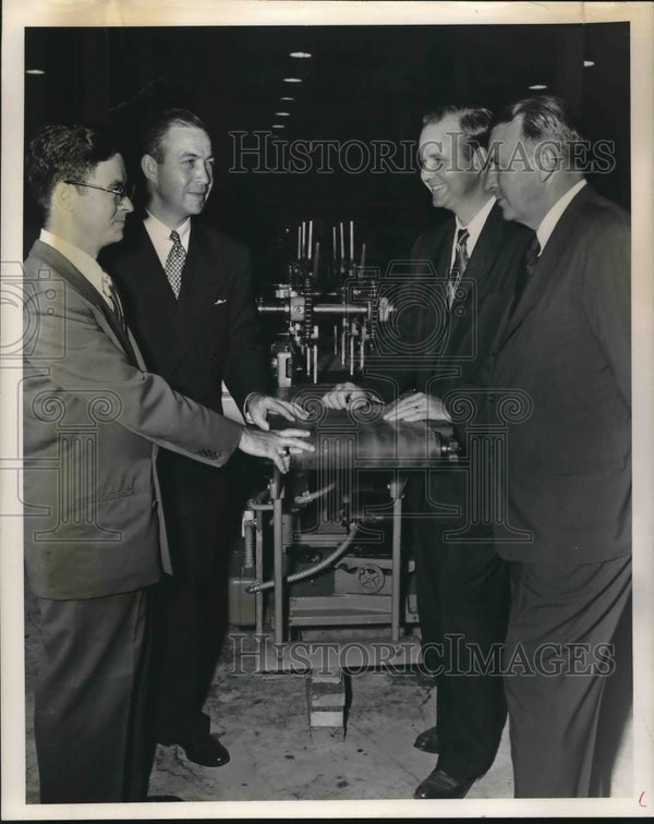 Press Photo Louie Welch, RA Wingerter, John White & Charles Heyne ...