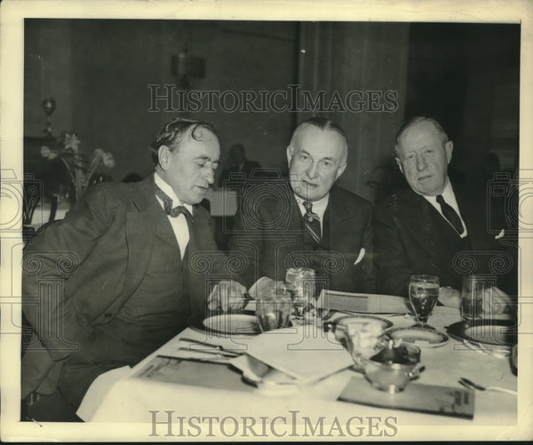 Press Photo Matthew Woll Thomas Rickert & Harry Bates VPs of Labor Gro ...