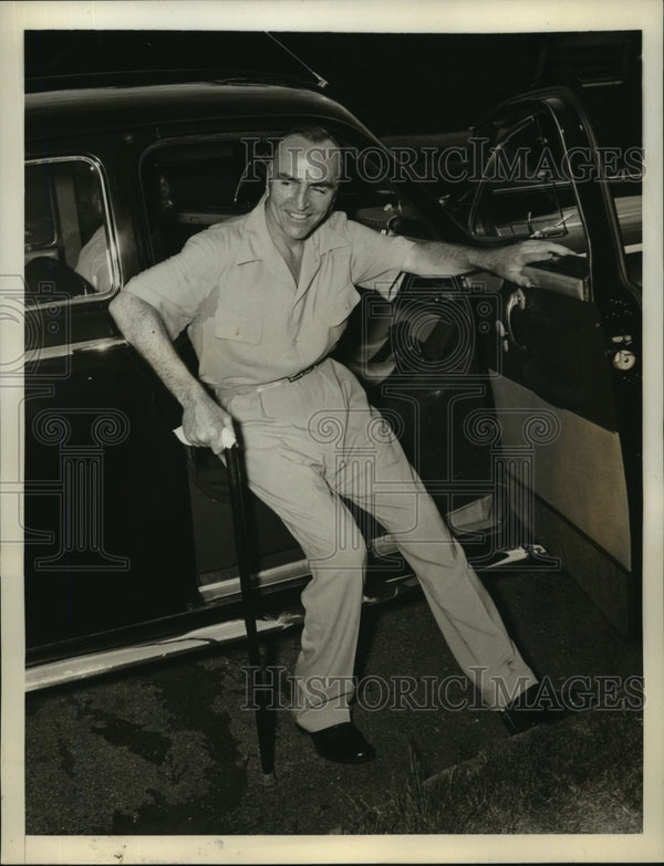 1941 Press Photo Captain Eddie Rickenbacker ace pilot in Atlanta GA ...