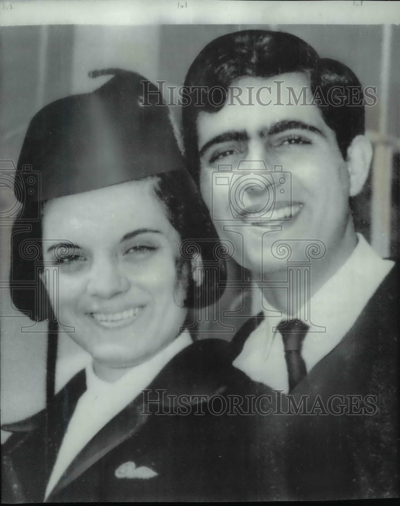 1967 Press Photo Christina Frangescou and Theodore Gunther - Historic ...