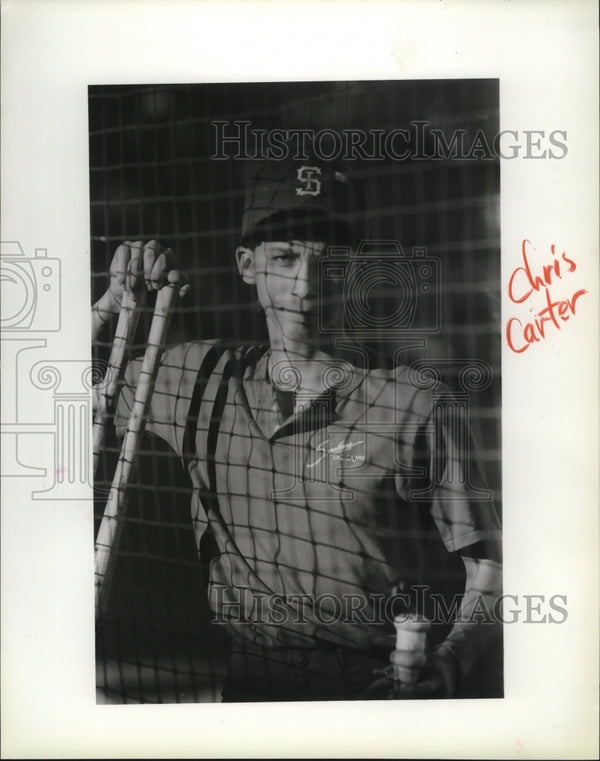 1989 Press Photo Baseball Chris Carter batboy Spokane Indians - spa346 ...