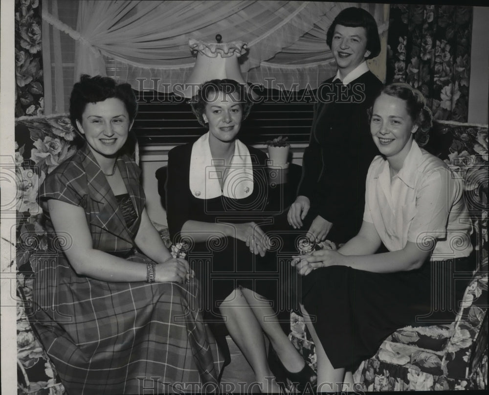 1952 Mrs. D.I. Cooke, Lady Jaycees at the installation of officers ...