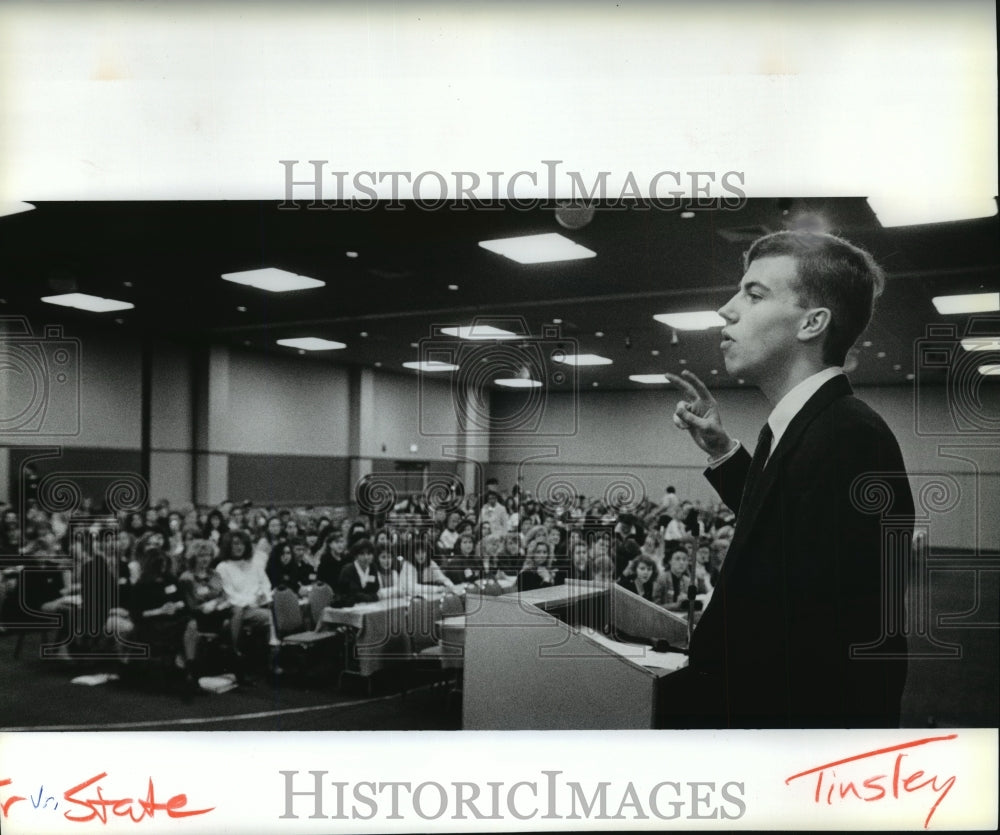 1990 Pacific Northwest Junior State Governor Jon Tuttle - Historic Images