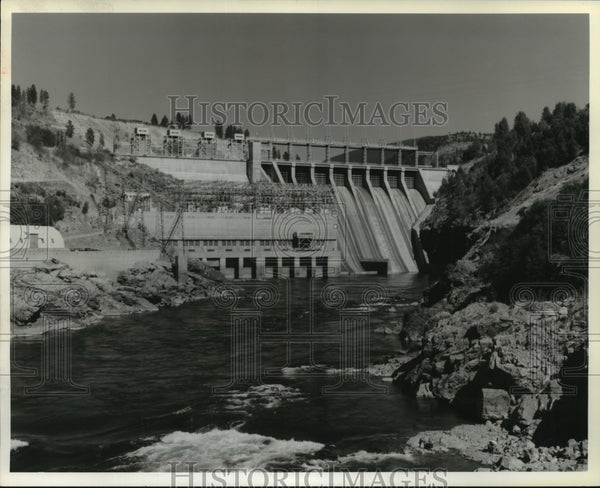 1985 Press Photo General View of Waneta Dam Trail B.C. - spa70614 ...