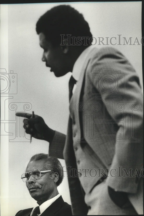 1983 Press Photo Sam Baynes, NAACP with James Chase - spa80393 ...