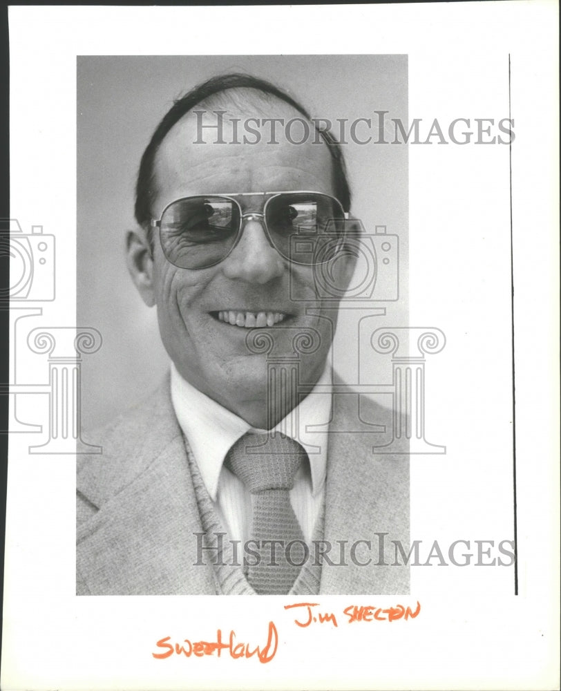 1986 Press Photo Fire Chief Richard Sweetland - spb17279 - Historic Images