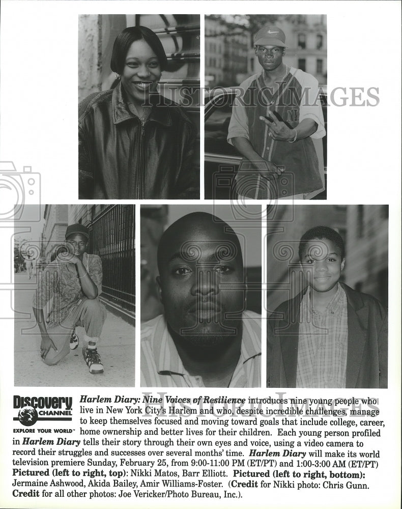 1996 Press Photo New Yorkers featured in Harlem Diary: Nine Voices of ...