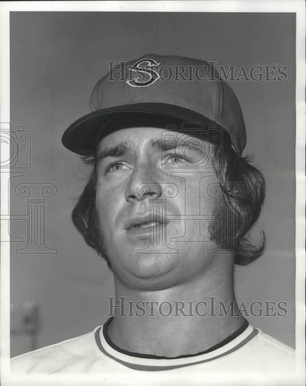 1973 Spokane Indians baseball pitcher, Don Stanhouse - Historic Images