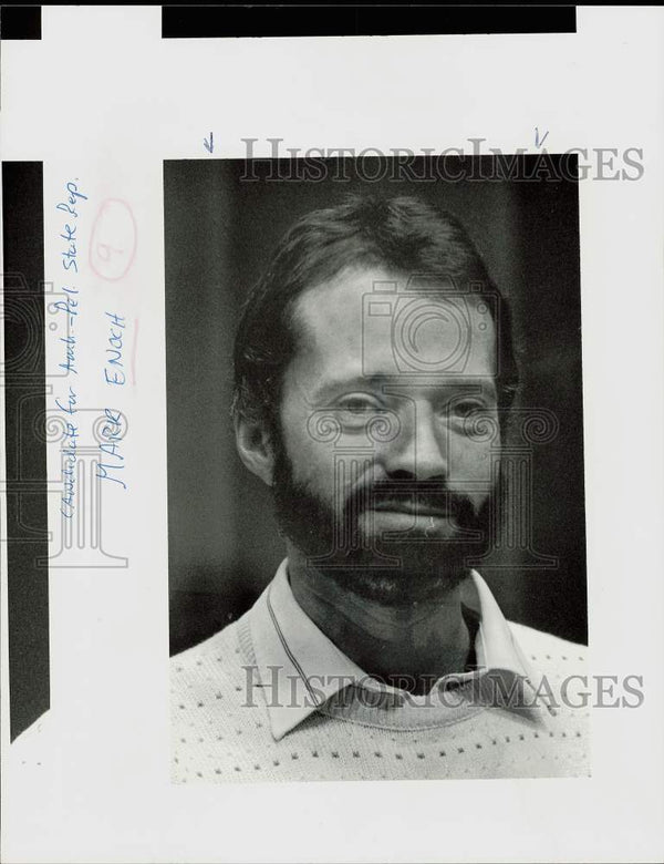 Press Photo Mark Enoch, Candidate for Amh.-Pel. State Representative ...