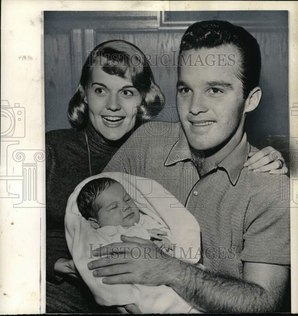 1960 Hollywood, California-Lindsay, Barbara and new son David Crosby ...