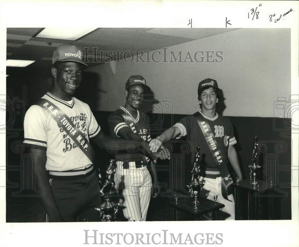 1985 Press Photo Babe Ruth Little League Most Outstanding Players hono ...