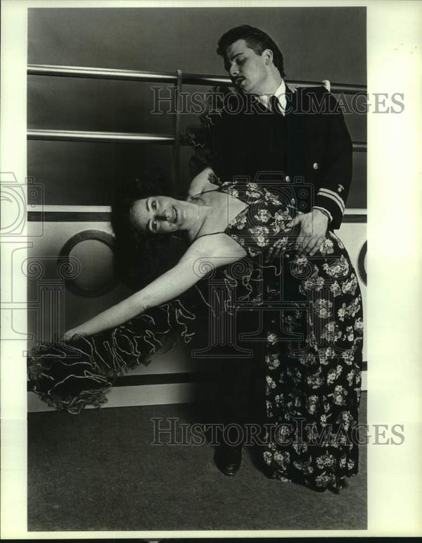 Mickey Lord and Robert Boulter in "Dames at Sea" - Historic Images