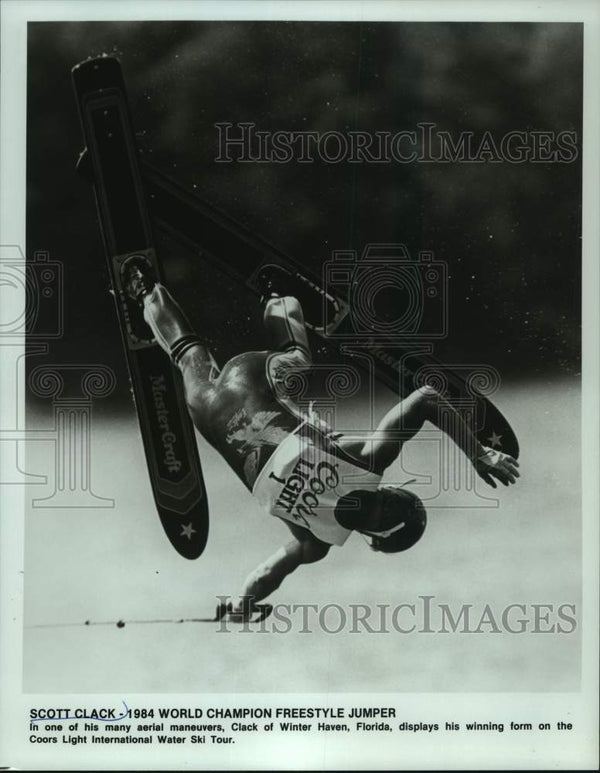 1984 Press Photo Scott Clack, World Champion Freestyle Jumper - syp104 ...