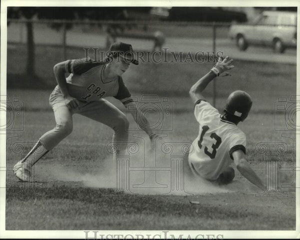 1987 Press Photo Christian Brothers Academy vs Utica Proctor baseball ...
