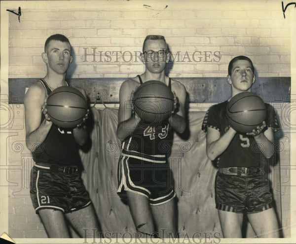 1963 Press Photo Winners of the basketball foul-shooting contest at No ...