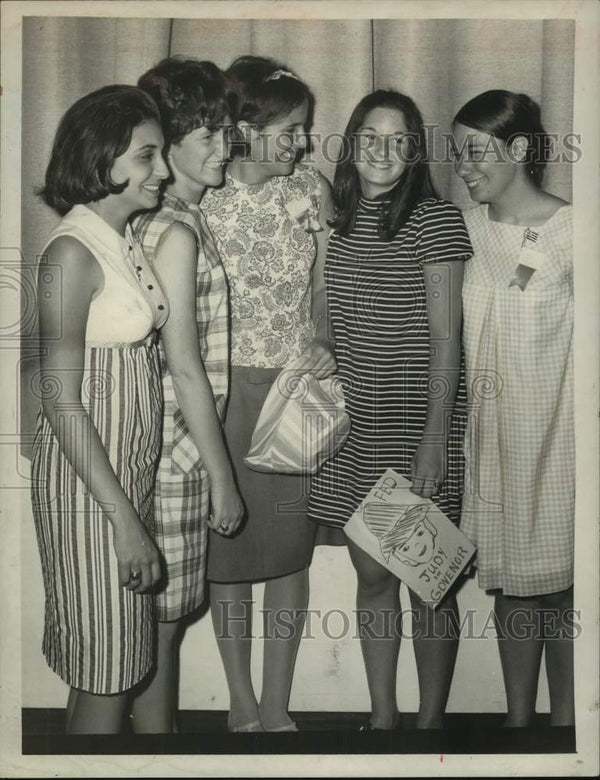 1967 Press Photo Judith Schlesinger, Empire Girl's State "Governor," i ...