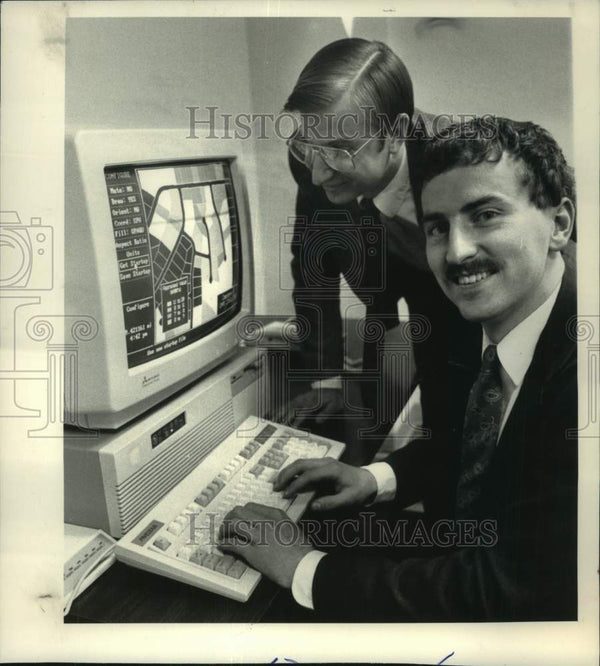 1988 Michael Marvin & Sean O'Sullivan at MapInfo in Troy, New York ...