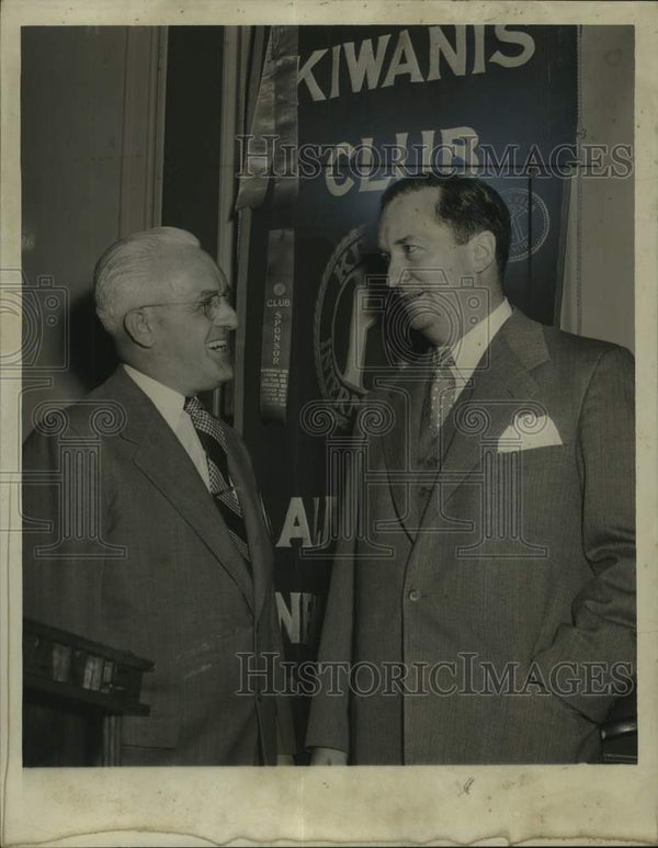 1961 Schuyler Cannon with New York State Senator Walter J. Mahoney ...