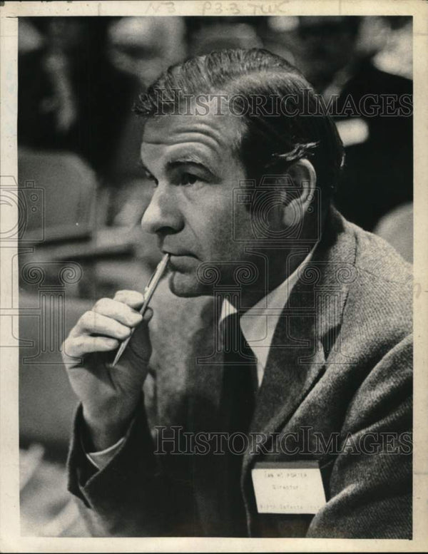 1970 Press Photo Dr. Ian Porter at birth defects symposium in Albany ...