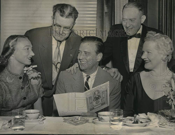 1957 Republican Party dinner guests - Historic Images
