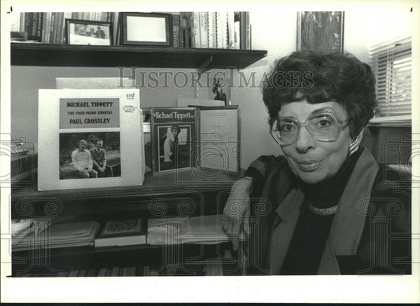 1991 Margaret Scheppach with Michael Tippett articles in Albany, NY ...