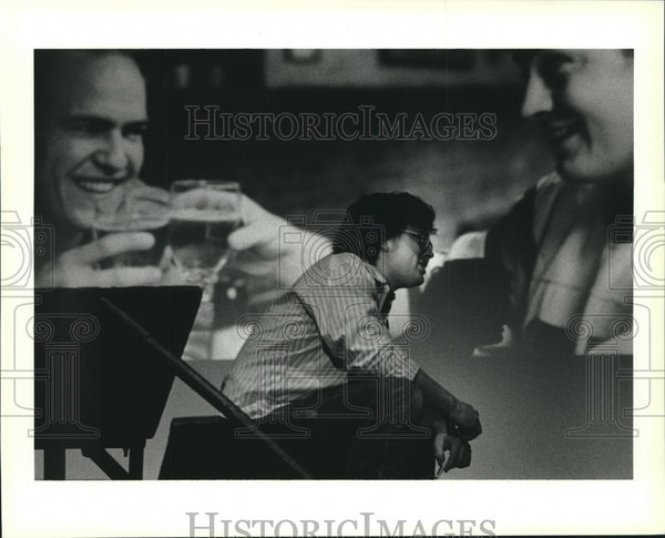 Press Photo David Howell performs in Crossin' The Line in Albany, New ...