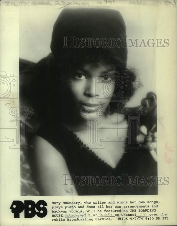 1974 Mary McCreary performs on PBS series The Boarding House - Historic ...