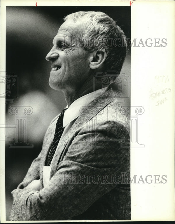 Press Photo Bill Musselman, Head Coach, Tampa Bay Thrillers, CBA - tus ...